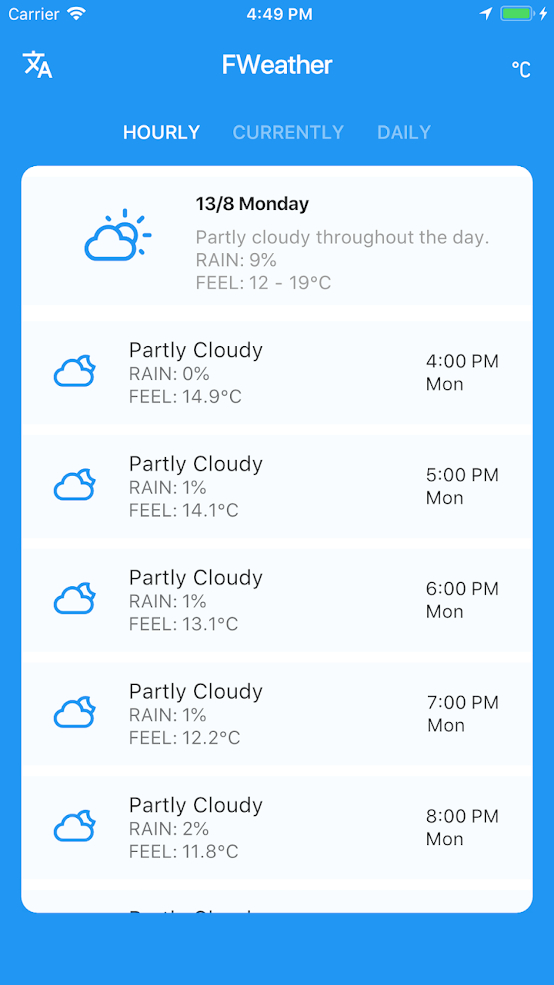 Flutter Weather Its All Widgets
